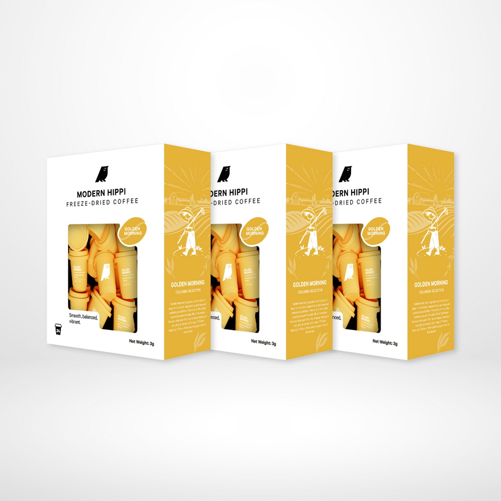 Modern Hippi - Premium Coffee, No Machine Needed Golden Morning Medium ...